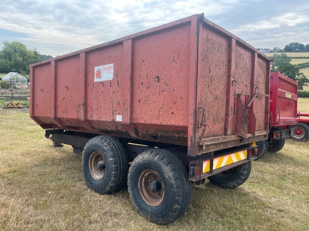 Dragon 8T grain trailer | Stephensons Rural Farm Sale - On instruction ...