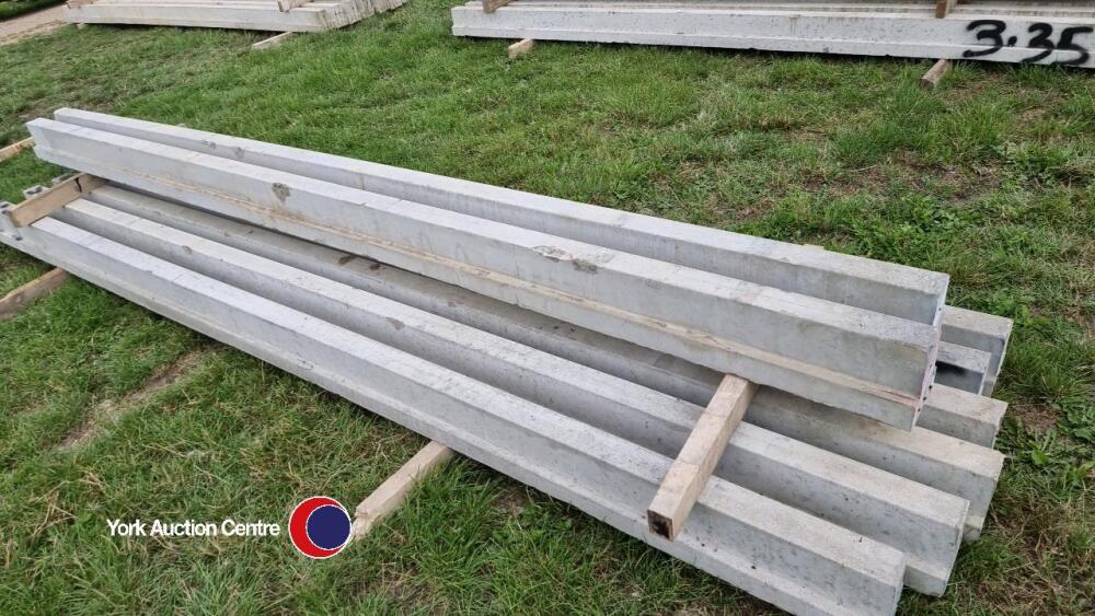 8 x concrete pre stressed T beams approx 150mm High x 120mm long x 3.5m ...