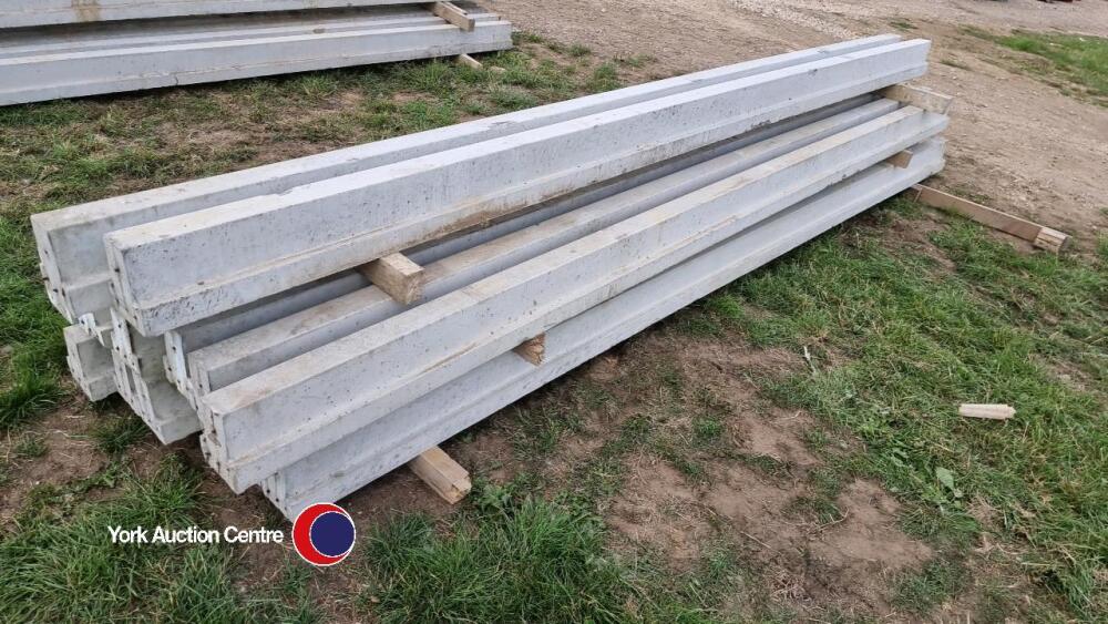 14 x concrete pre stressed T beams approx 150mm High x 120mm long x 3 ...