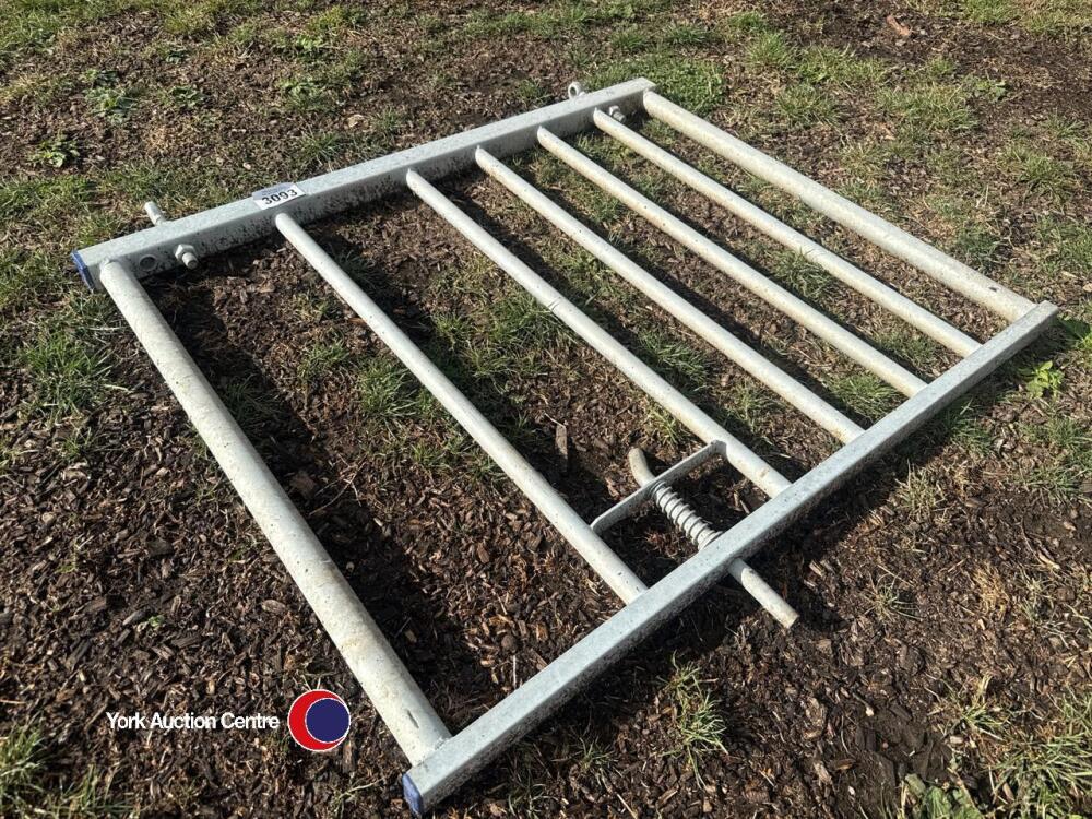 Galvanised field gate, 3ft wide | York Machinery Sale (hedgers, buckets ...